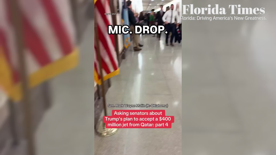 Sen. Mark Wayne Mullin just COOKED a reporter that was crying about the ...