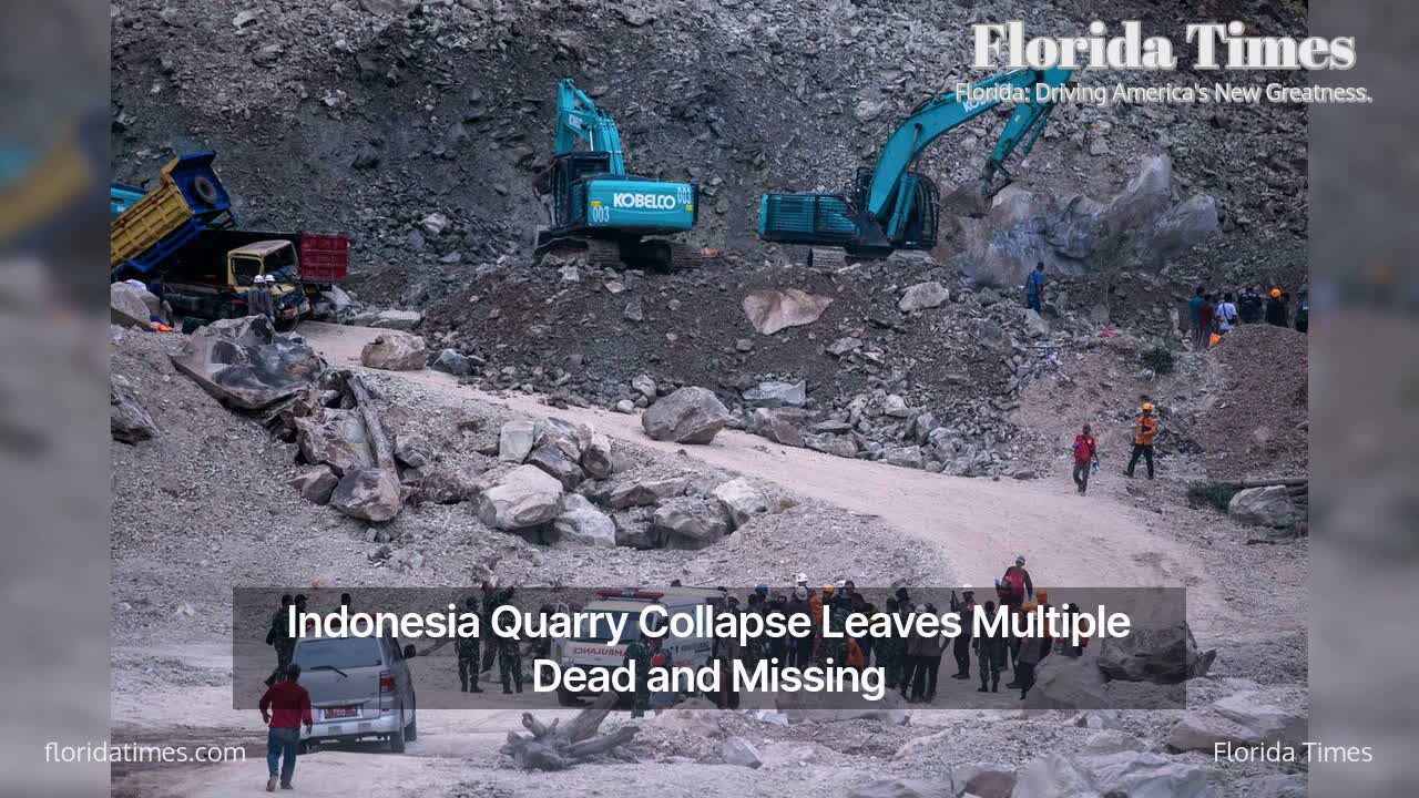 Indonesia Quarry Collapse Leaves Multiple Dead and Missing - Florida Times
